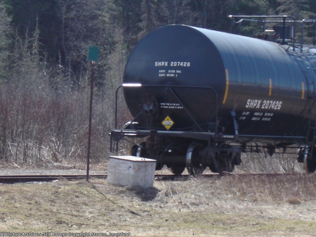 A SHPX TANK CAR